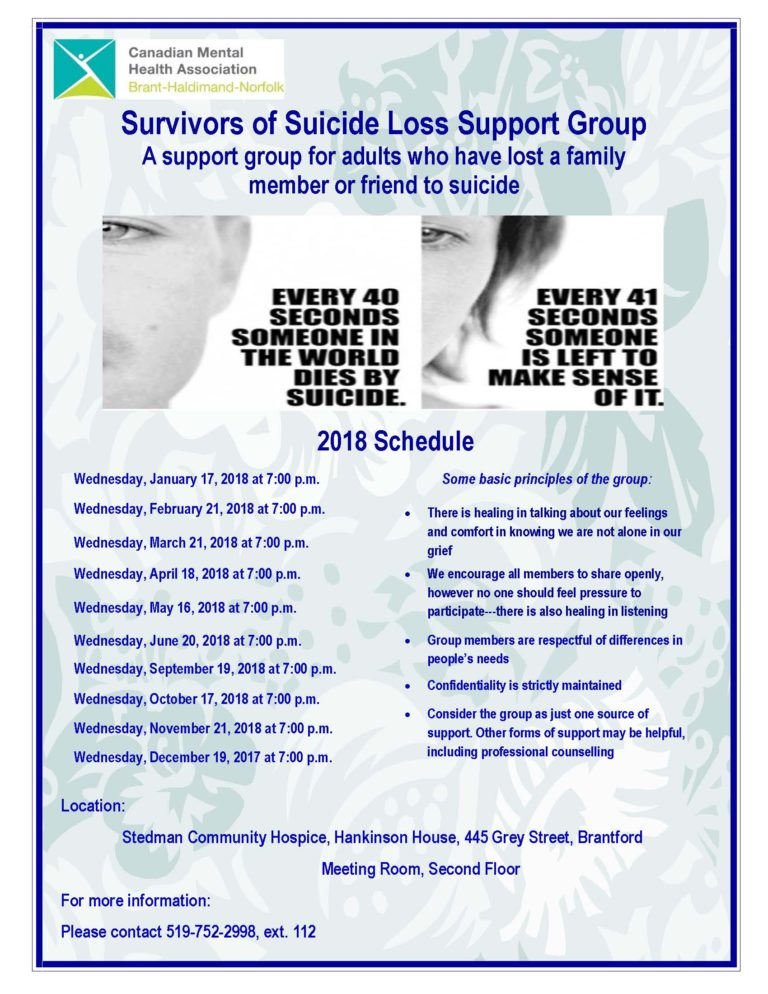 Survivors Of Suicide Loss Support Group Meeting